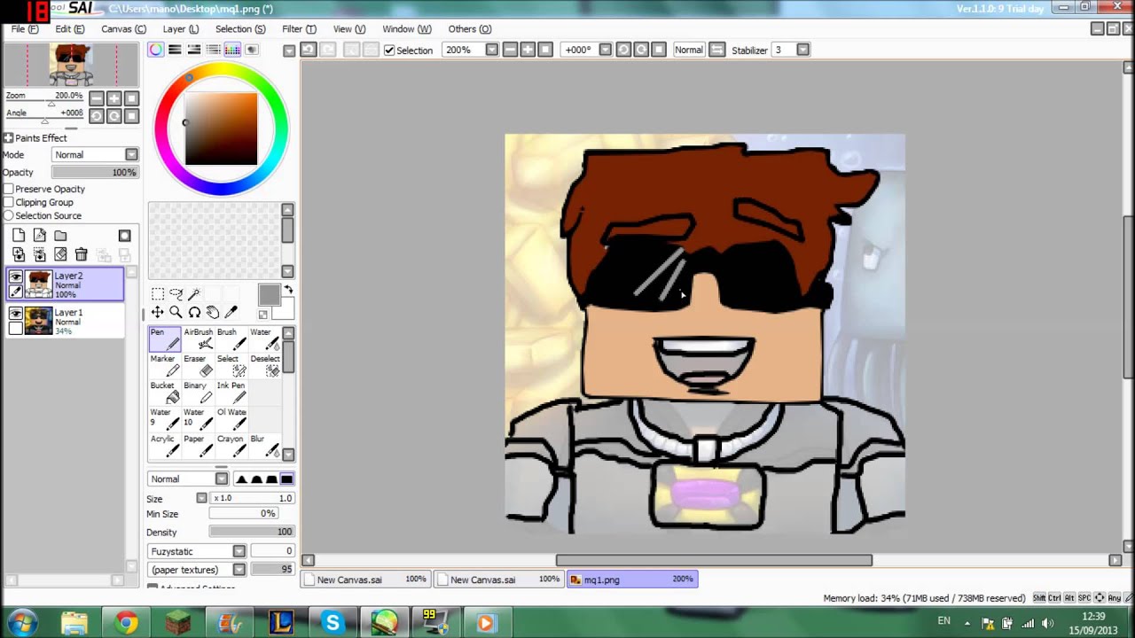 First Speedart! SkyDoesMinecraft Icon! - YouTube