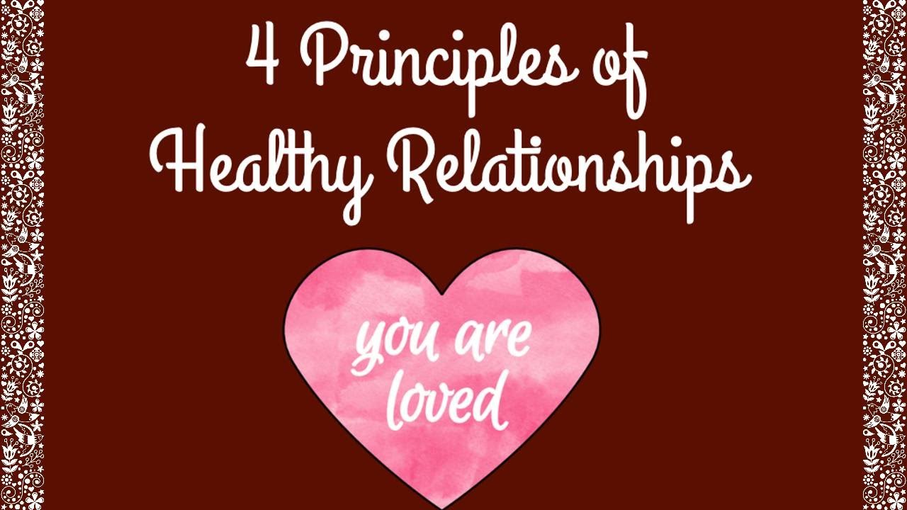 💘 4 Principles of Healthy Relationship 💘 #valentinesday #love # ...