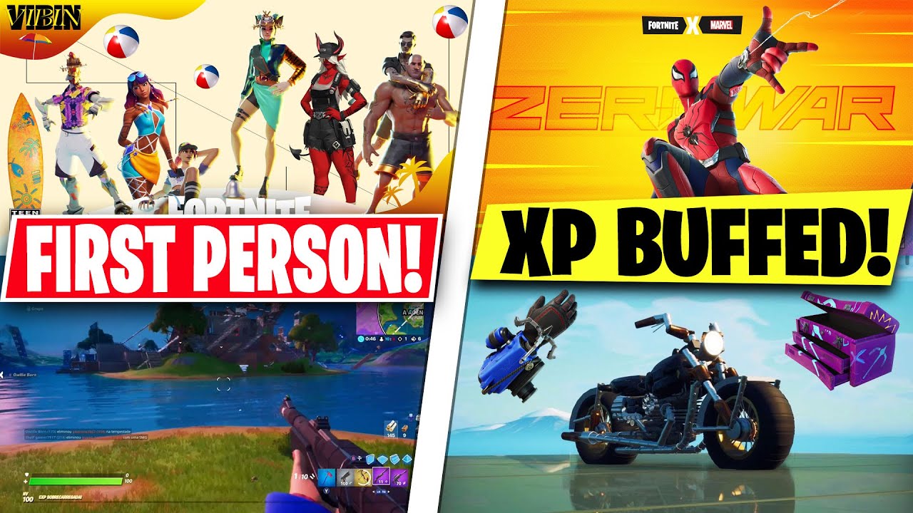 Fortnite FIRST PERSON Build MODE! (Epic BUFFED XP BY THIS MUCH!) - YouTube