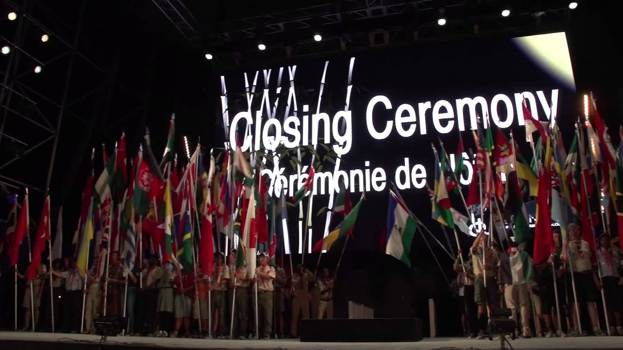 Closing Ceremony of the 23rd World Scout Jamboree in Japan - YouTube