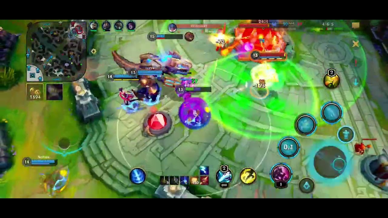 Wild Rift Jinx Team Fight Gameplay 🔫 - YouTube