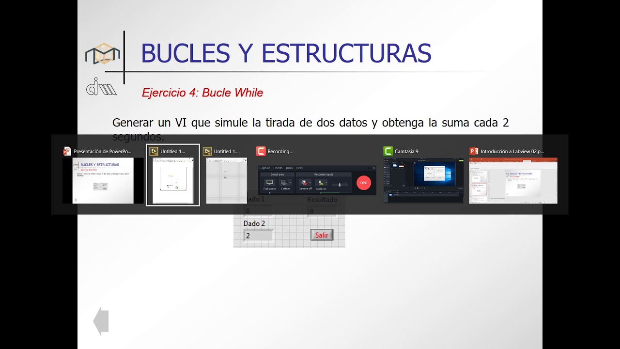 02 LabVIEW Bucle While - YouTube