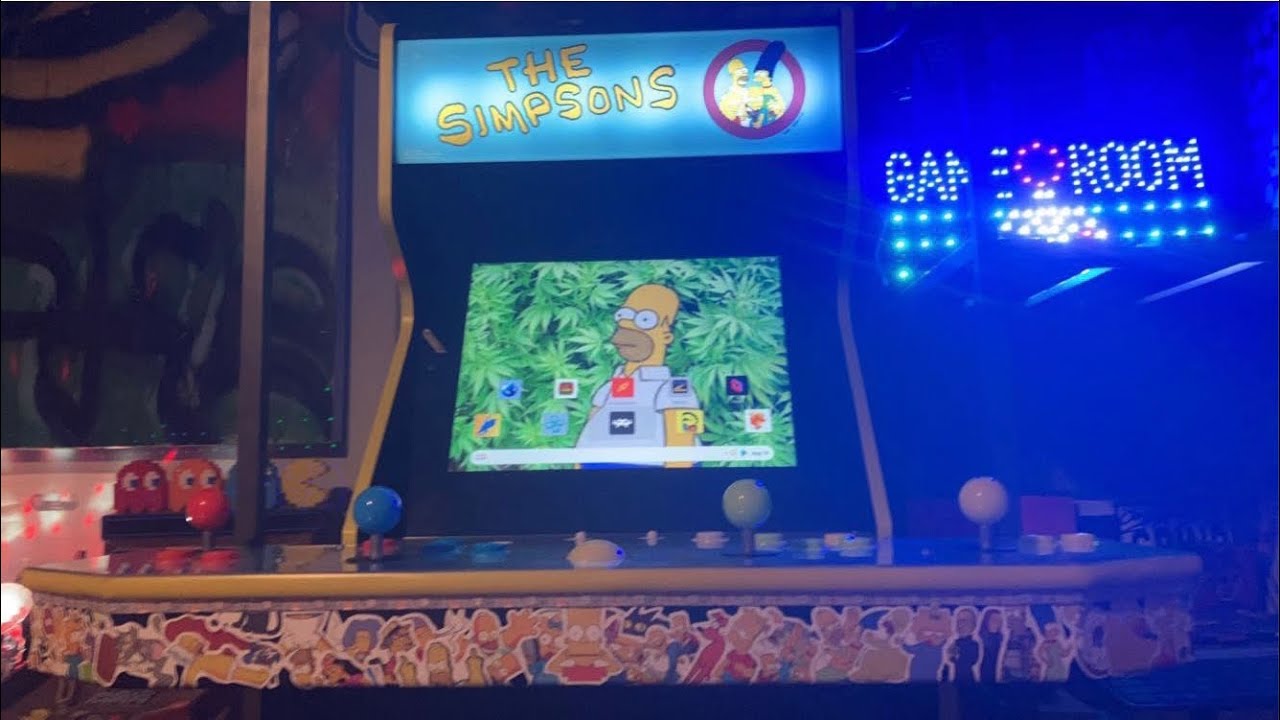 Hack your Simpsons arcade 1up,map retroarch and load games! (The ...