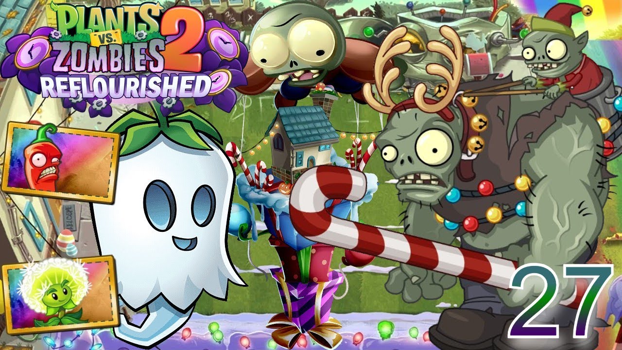 ¡Todas las FESTIVIDADES en Holiday Mashup! | Plants Vs Zombies 2 ...