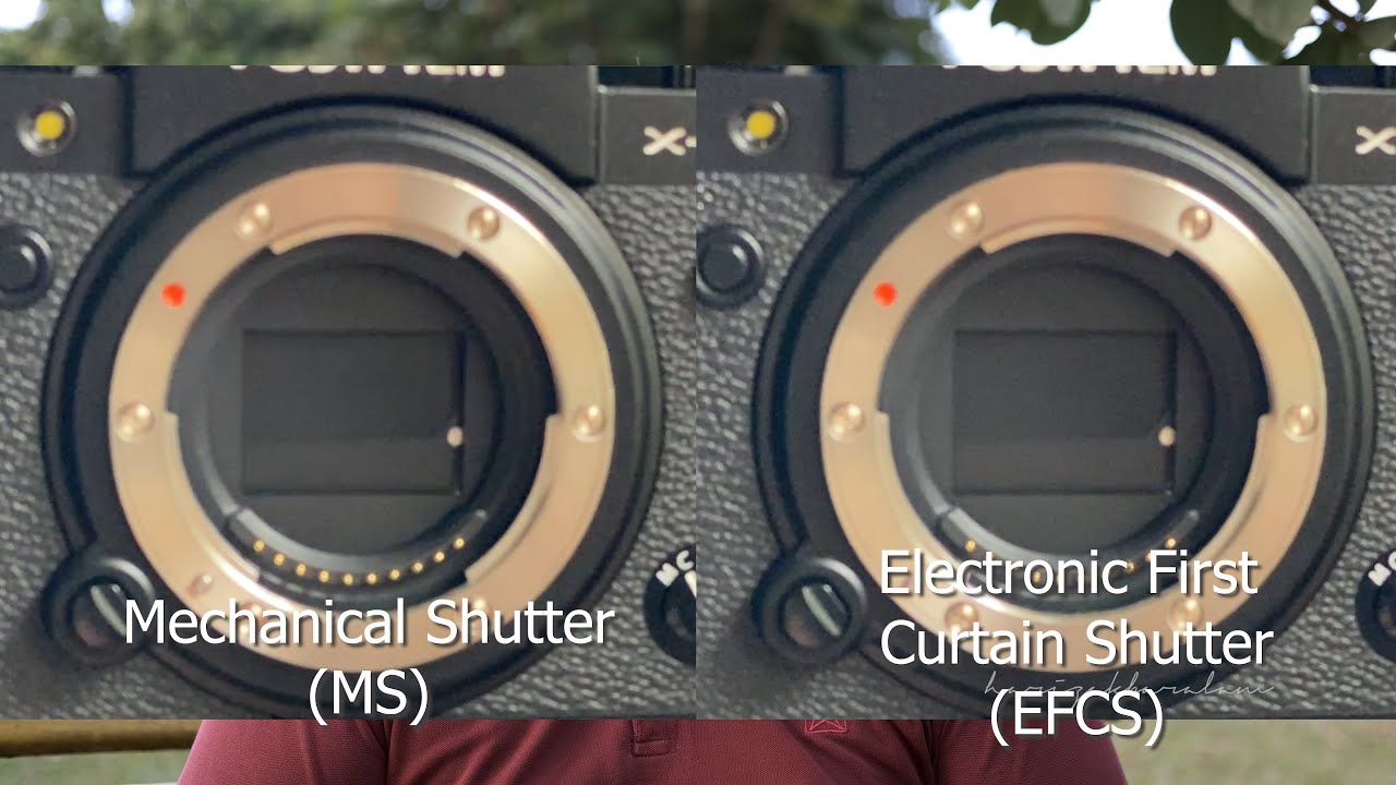 Pilih mana Electronic Shutter vs Mechanical Shutter vs Electronic Front Curtain Shutter - YouTube