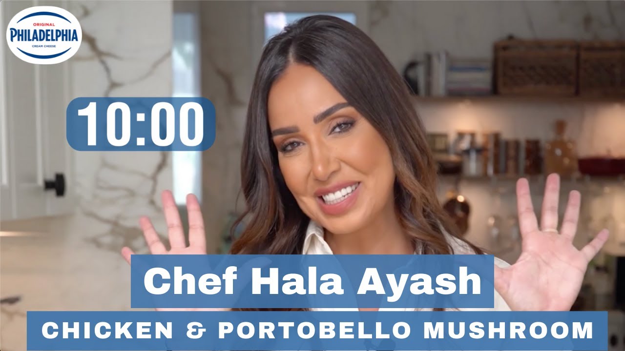Philadelphia - Chef Hala Ayash's Chicken & Portobello Mushroom - YouTube