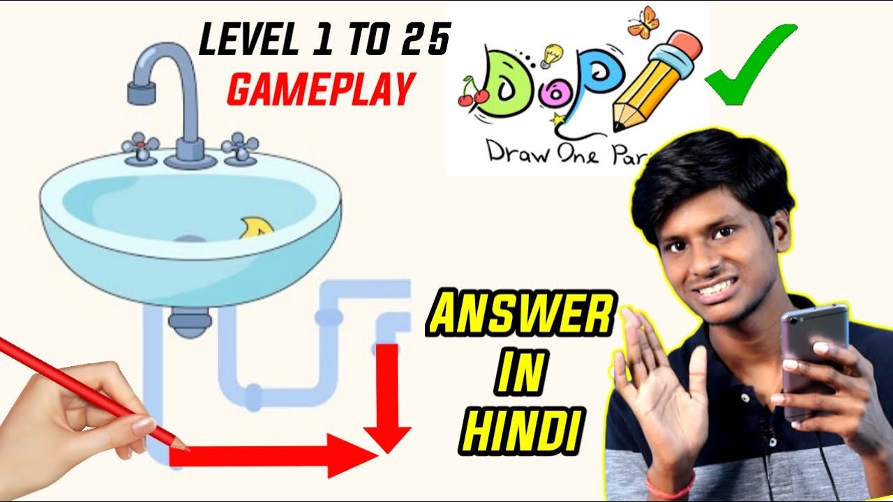 Dop Draw One Part Level 1 To 25 Gameplay Walkthrough Draw One Part