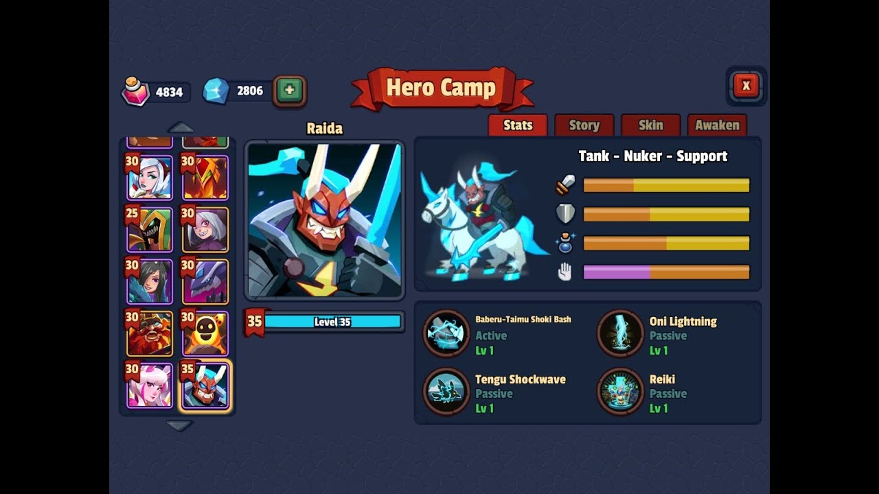 Realm Defense Hero. Raida lv 35, alone in map 130, no towers. TD Games ...