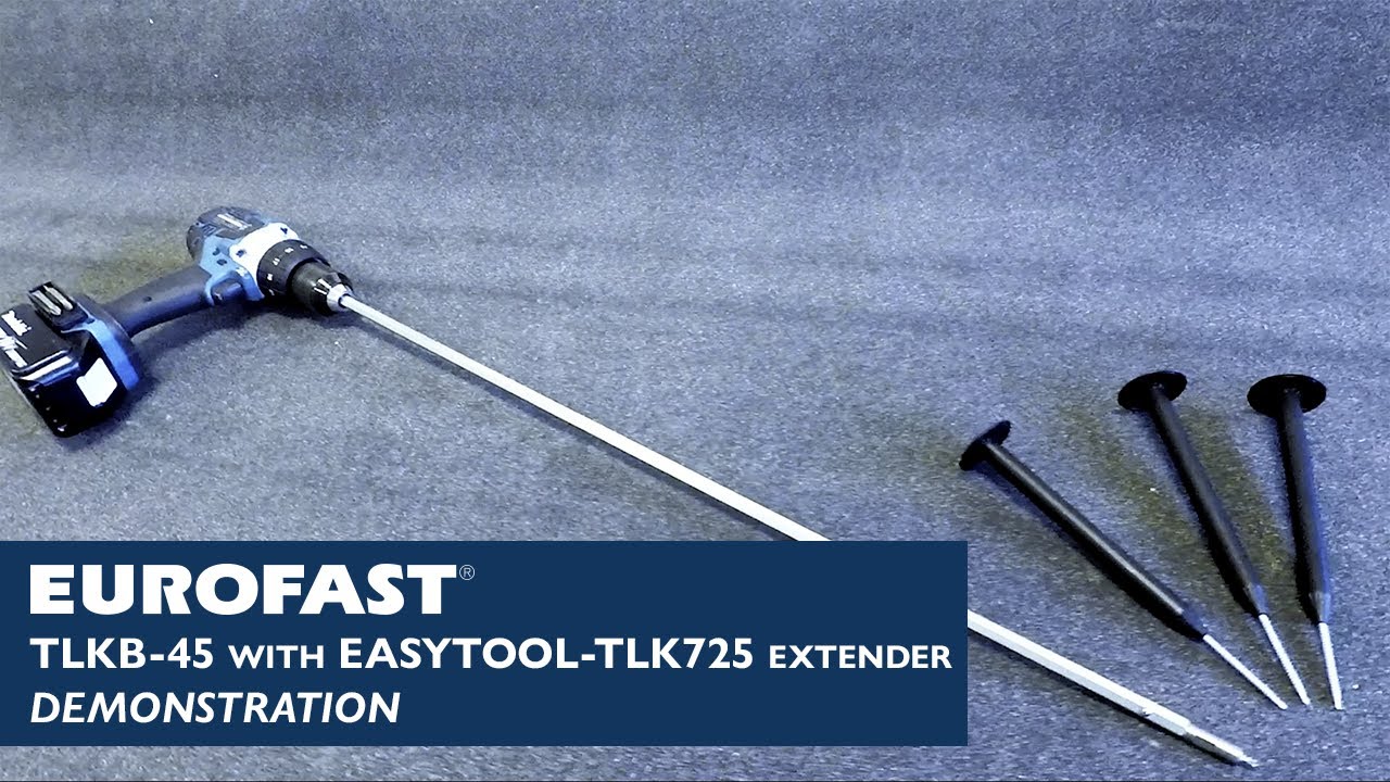 Mechanical fixing of the Eurofast TLKB-45 with the Eurofast Easytool ...