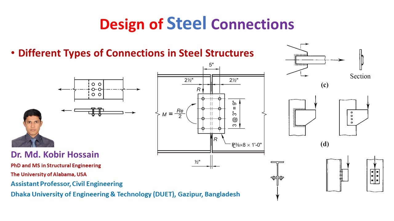 7. Steel Connection - Design of a Butt Joint (doble plate splice ...