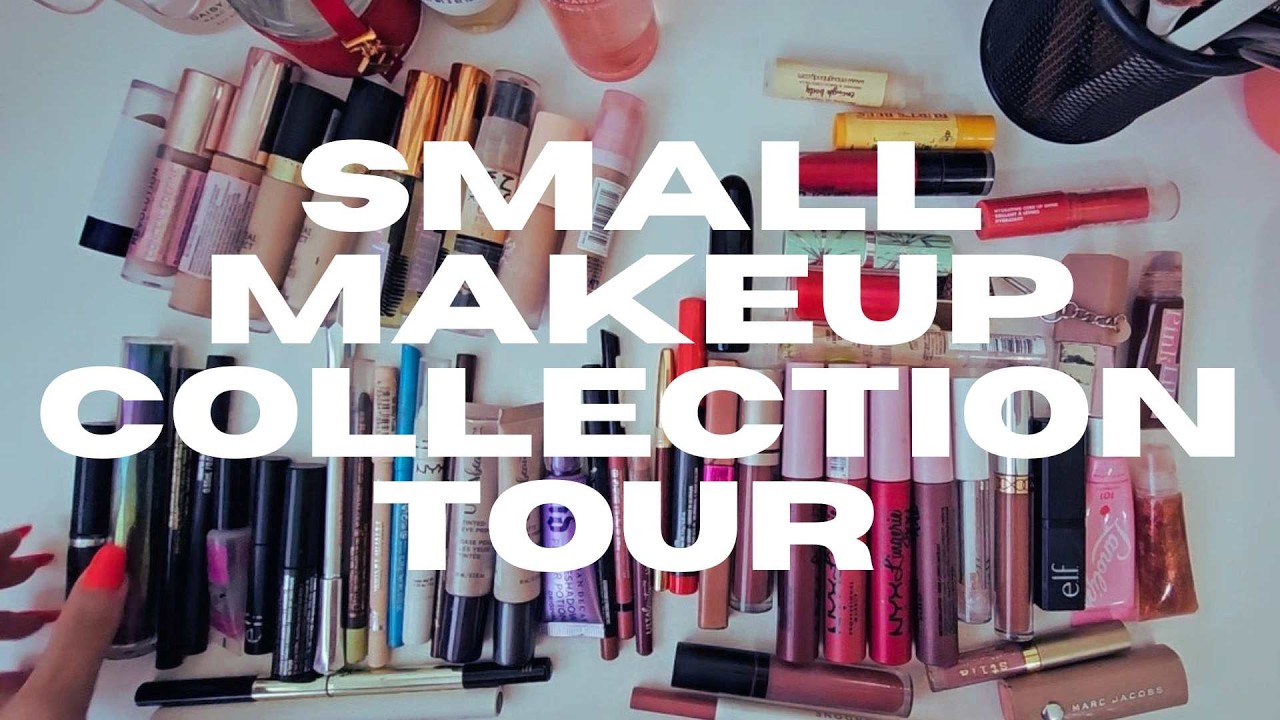 Showcasing my small makeup collection 2024 - YouTube