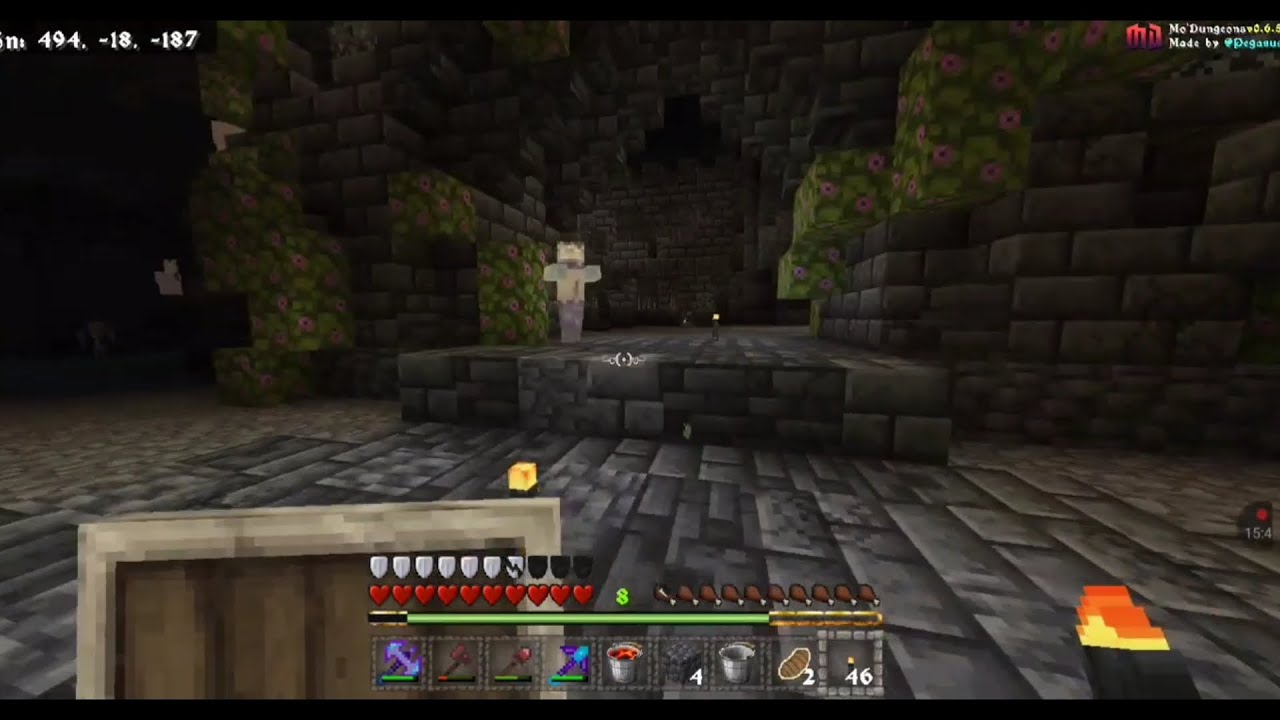 Minecraft Mo'Dungeons La Mazmorra de la Muerte part(2) 😱😱😱 - YouTube