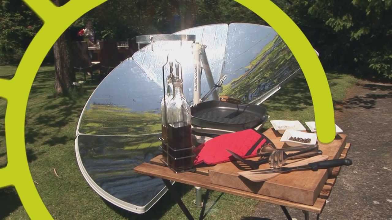 Four solaire révolutionnaire SOLARIO COOKER de chez FOCALIS - YouTube