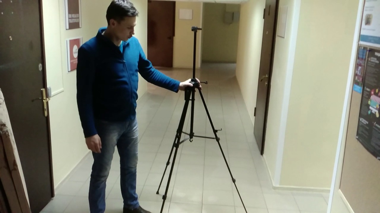 Мольберт тренога складной в чехле - YouTube