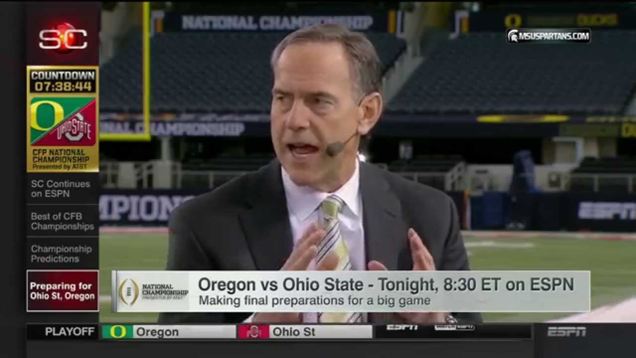 Mark Dantonio spends the day as a guest analyst for ESPN - YouTube