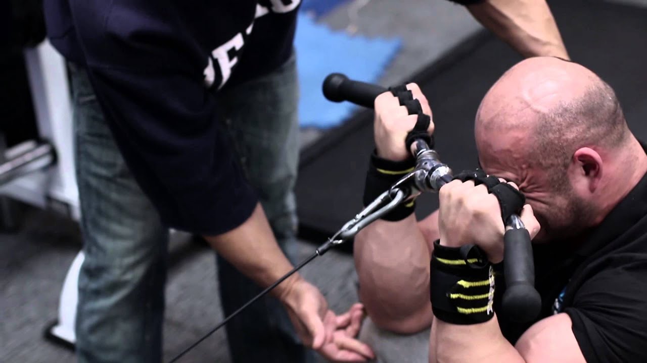 Samir Bannout biceps workout at Ultimate Fitness Birmingham - YouTube