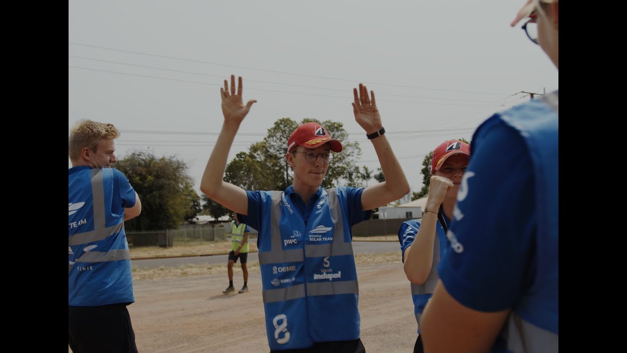 Halfway point - Day 2 - Bridgestone World Solar Challenge 2023 - YouTube