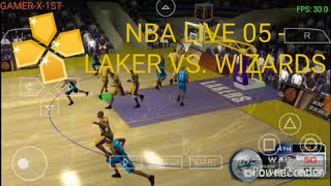 NBA LIVE 05 On PPSSPP Emulator - YouTube