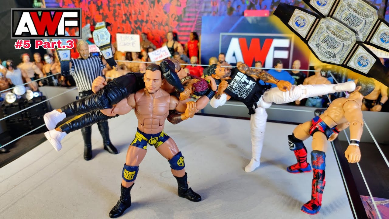 THE USO'S VS THE WAY FOR THE AWF TAG TEAM CHAMP. ! | AWF ACTION #5 Part ...