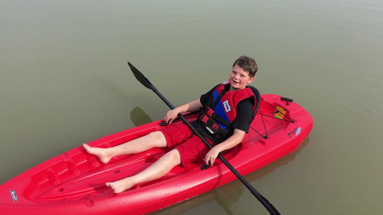 How to get back in your kayak when it is flipped over - YouTube