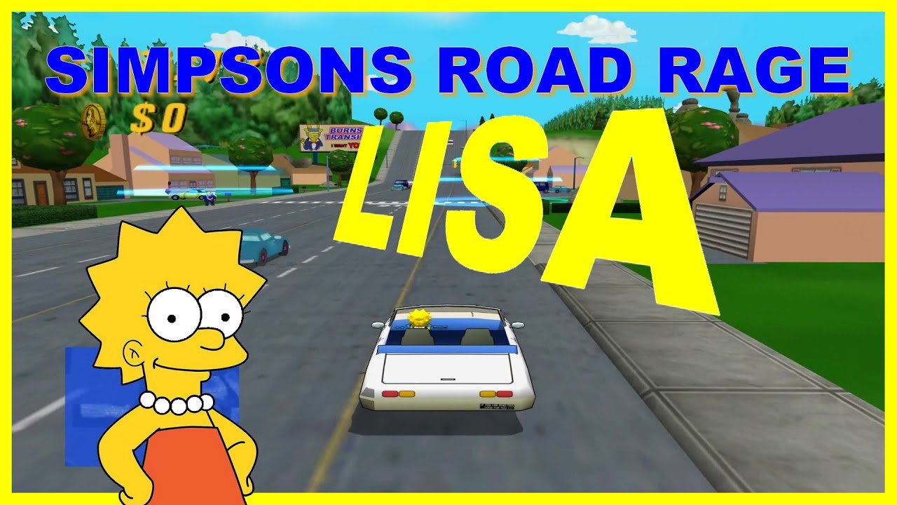 SIMPSONS ROAD RAGE #4 LISA GAMEPLAY GAMECUBE - YouTube