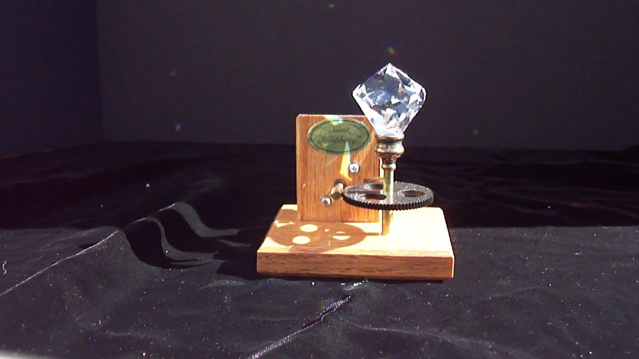 Silent Symphony® Solar Rainbow Maker - "Aria" SINGLE Crystal - YouTube