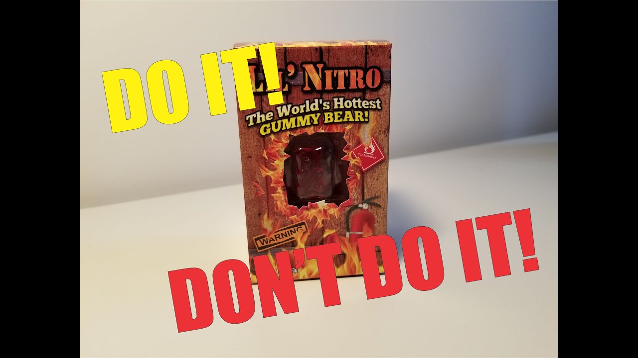LIL NITRO CHALLENGE, HOTTEST GUMMY BEAR - YouTube