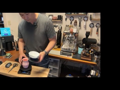 Pour-Over Coffee with Origami Dripper and Timemore 078 Grinder - YouTube