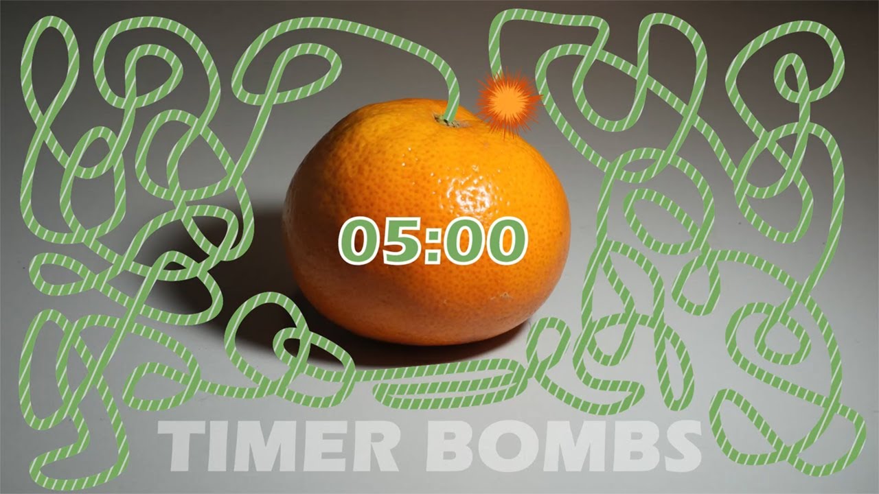 5 Minute Mandarin Bomb Timer | Stop Motion Animation - YouTube