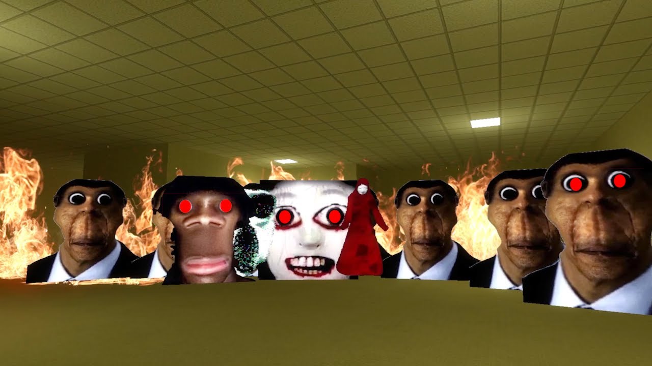 Obunga auugghh nextbots videos in backrooms sandbox gmod! check it out! - YouTube