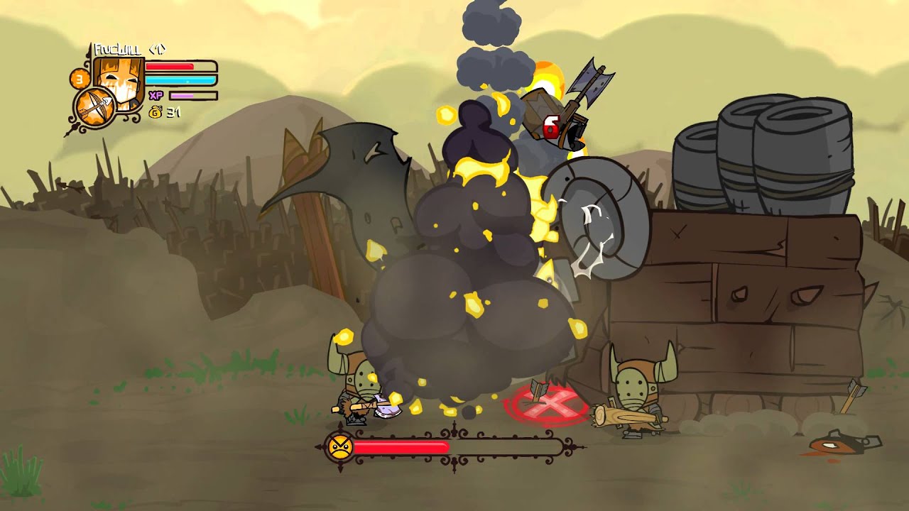 Castle Crashers Remastered -The Ram Battle- [Xbox One] - YouTube