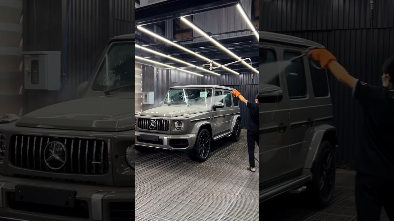 AMG G 63 Vintage grey splash #rap #love #mercedesbenz #g63 - YouTube