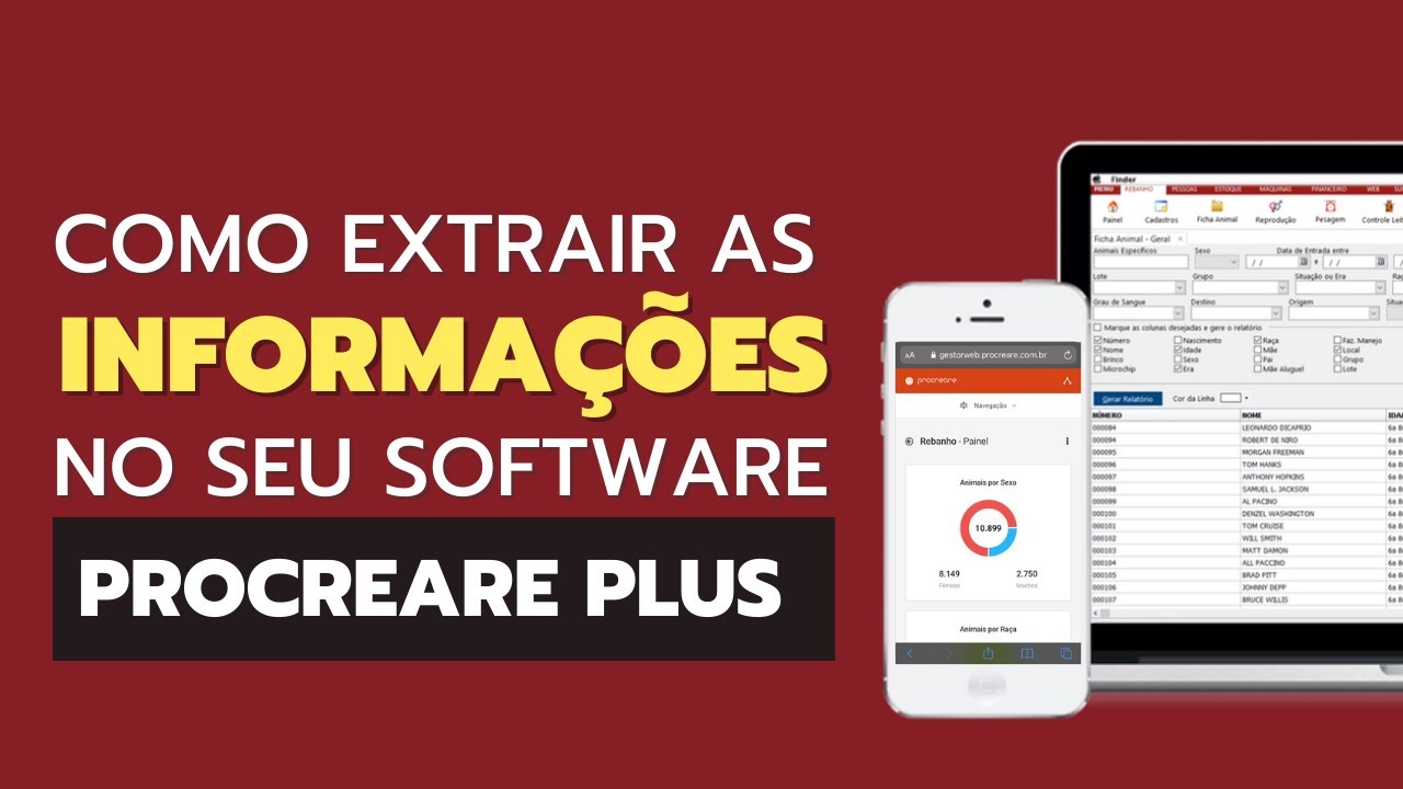 Como Extrair Informações no Software Procreare Plus - Dica Rápida ...