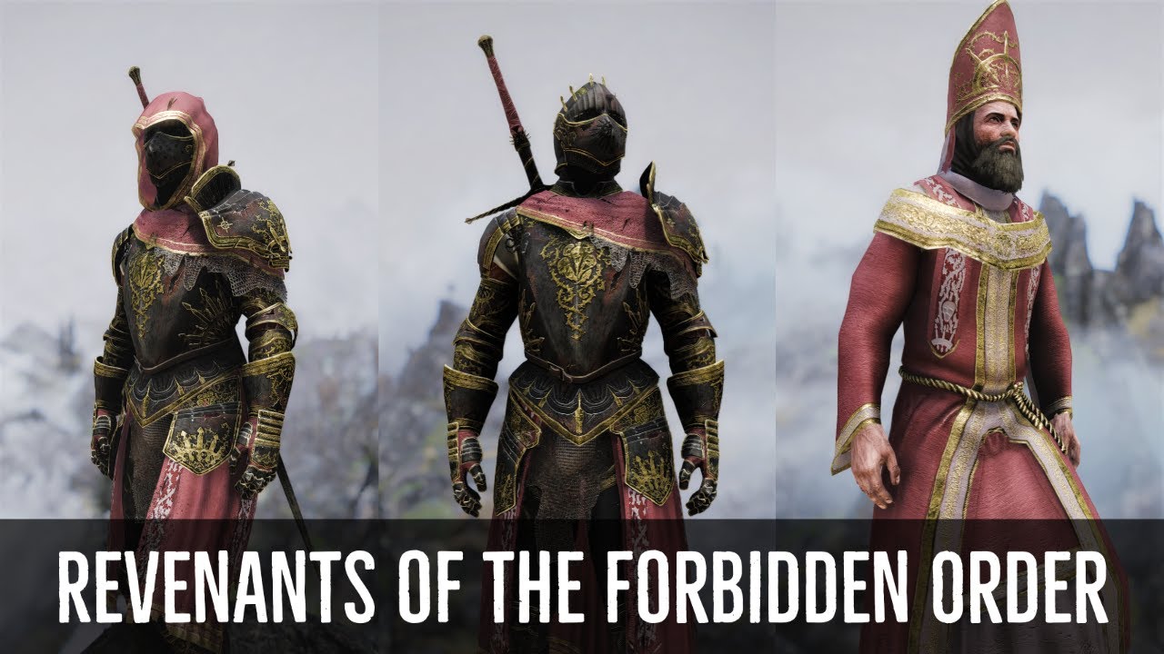 Skyrim Mods: Revenants of the Forbidden Order | Armor & Quest Mod SSE ...