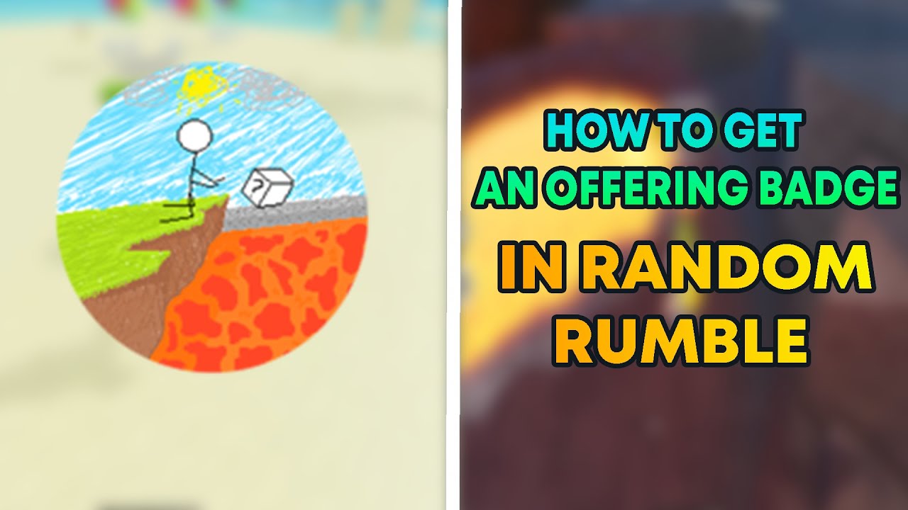 How to get an offering Badge in Random Rumble | Roblox Random Rumble ...