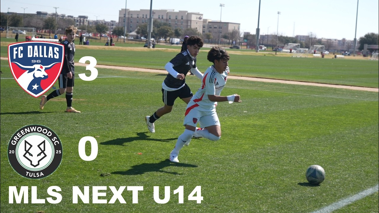 Clean Sheet Performance! FC Dallas U14 vs Tulsa Greenwood | 3–0 Win # ...