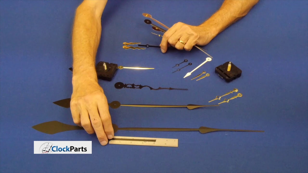 Clock Hands from Different Manufacturers - YouTube