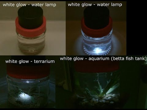 Homemade "Glow Water" Lamps! - DIY (w/Aquarium/Terrarium conversion ...