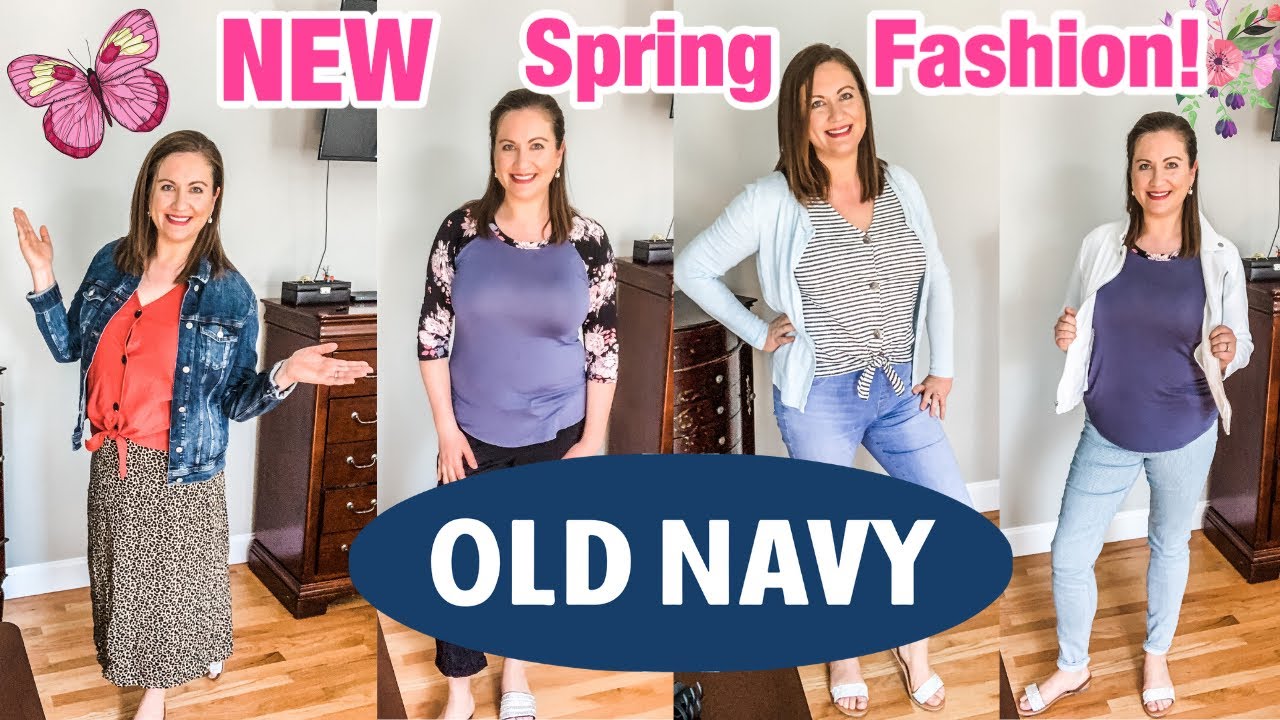 💐 OLD NAVY SPRING 2020 OUTFITS // SPRING FASHION AT OLD NAVY 👗 ...