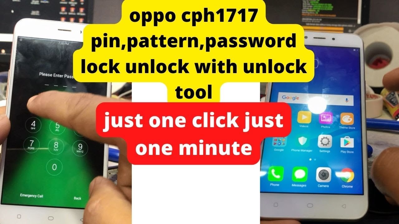 How To Oppo A71 CPH1717/CPH1801 Pattern Lock unlock | Unlock Tool ...