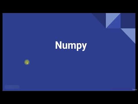 Lecture #2: Introduction to Numpy - YouTube
