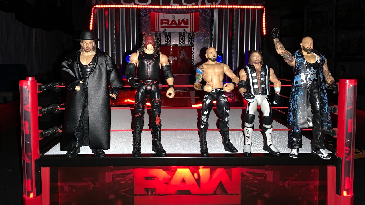 WWE The Undertaker and Kane vs Aj Styles, Luke Gallows and Karl ...