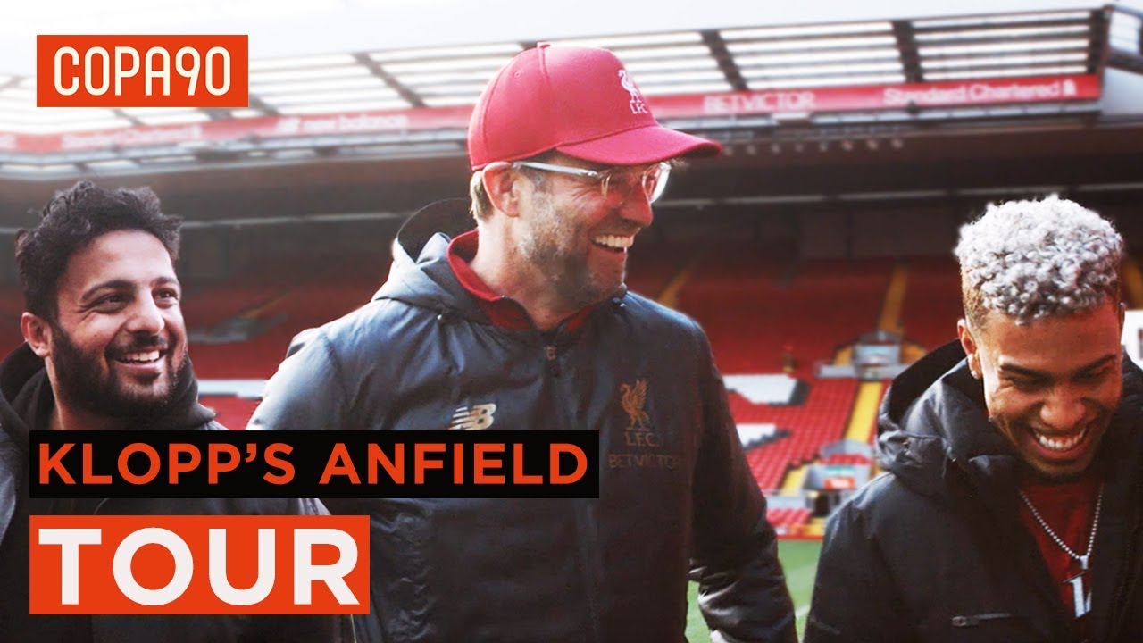 Jürgen Klopp's tour of Anfield: Behind the scenes at Liverpool - YouTube