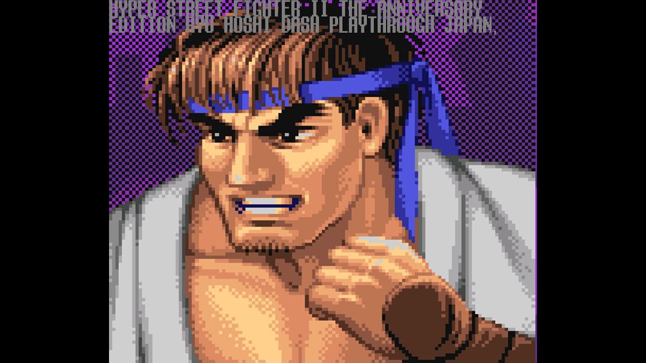Hyper Street Fighter II The Anniversary Edition Ryu Hoshi (Dash Player ...