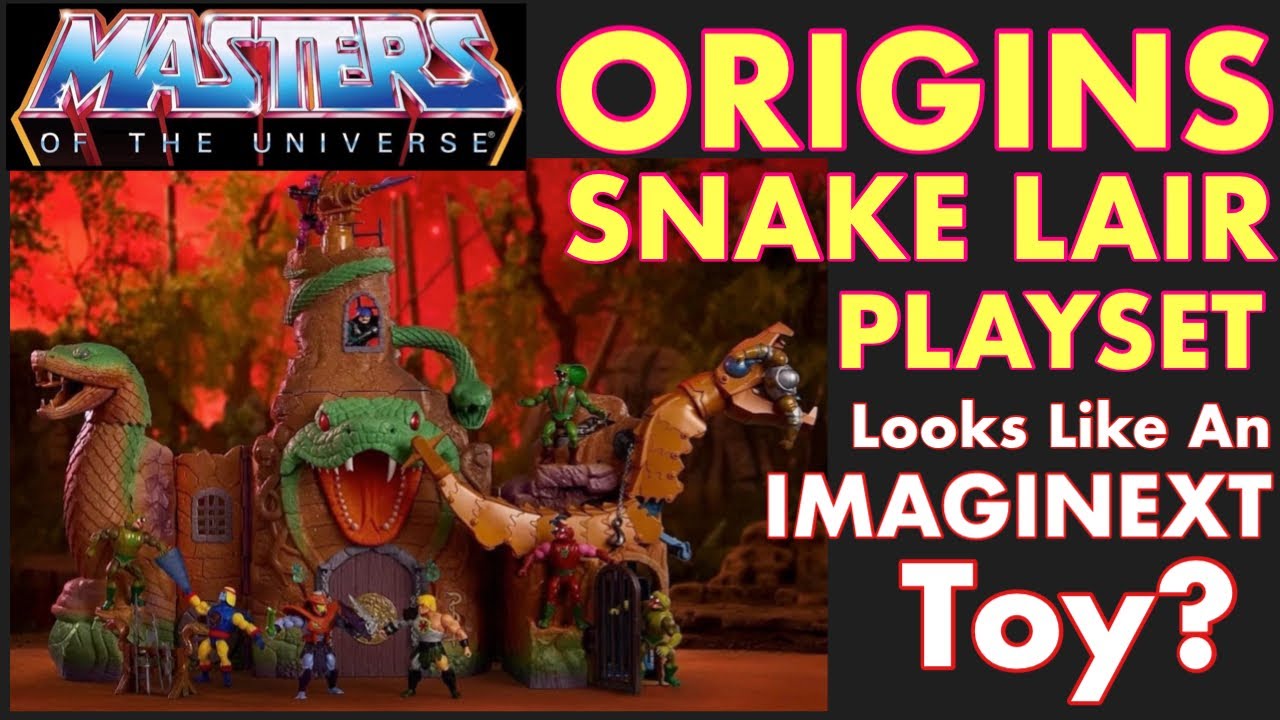 MOTU ORIGINS - SDCC 2024 SNAKE LAIR PLAYSET REVEAL - Looks Like An ...