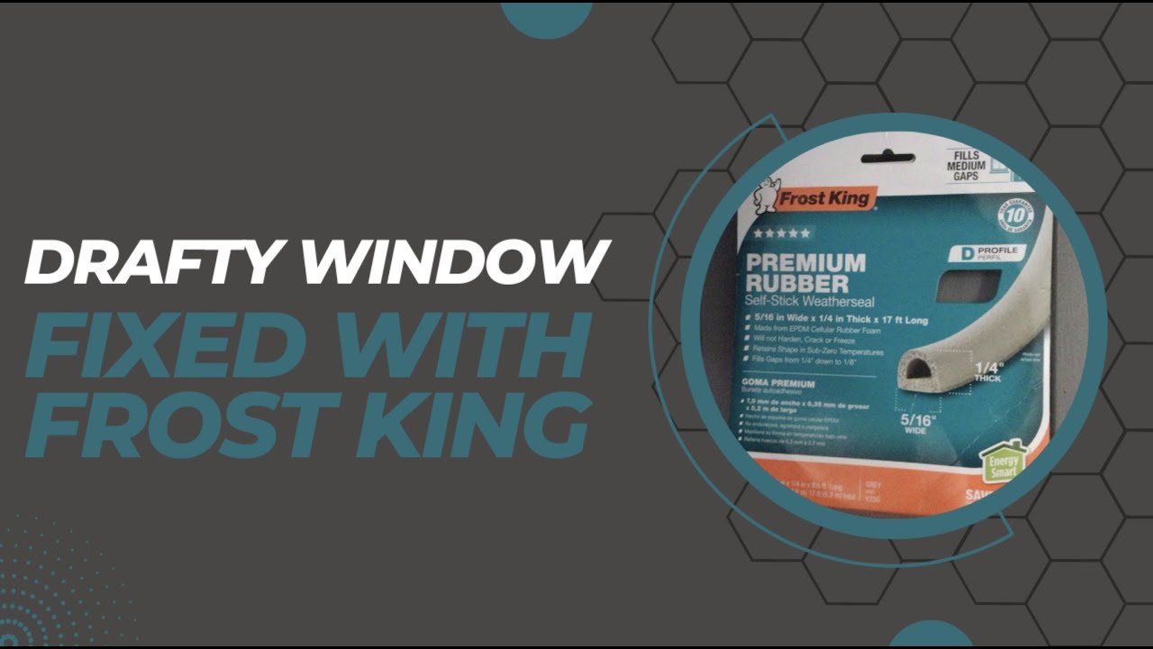 Frugal fix for drafty windows! - YouTube