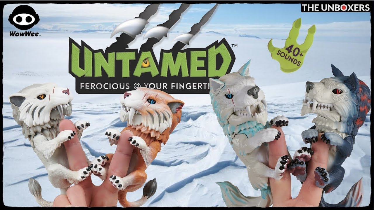 Untamed Fingerlings Sabertooth & Direwolf | Fingerlings Friday - YouTube