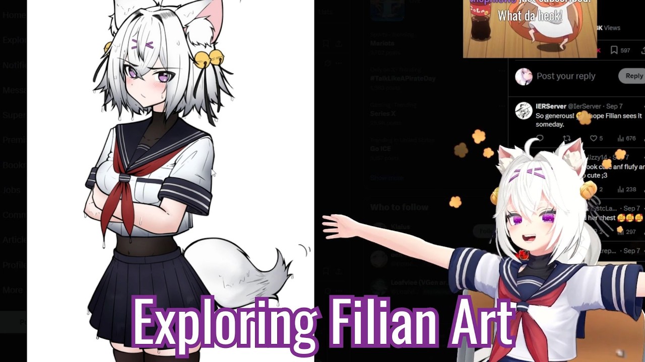 Filian's Fan Art Is Crazy - YouTube