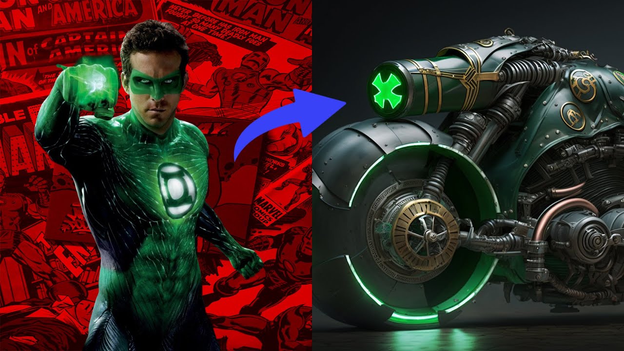 AI ART , DC's Motorcycle Madness: Superheroes on the Open Road DC ...