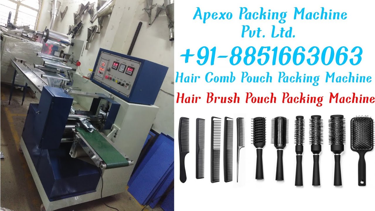 Hair Comp Packing Machine, Hair Brush, Hair Knife, Paddle Hair Brush ...